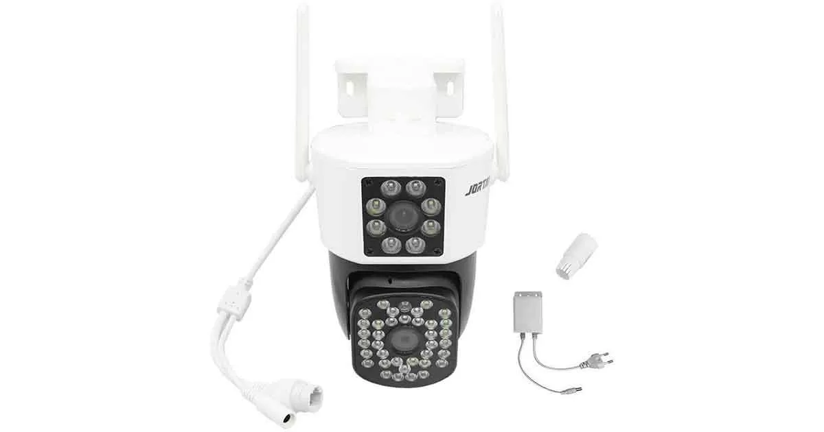 IP Διπλή Κάμερα Παρακολούθησης Wi-Fi 1080p Jortan JT-8293